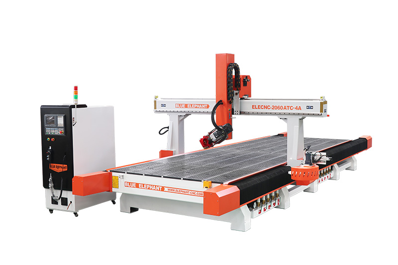 High Performance 3D CNC Wood Carving Machine 2060 4 Axis CNC Machine with Automatic Tool Changer at Low Price in Uganda UGA